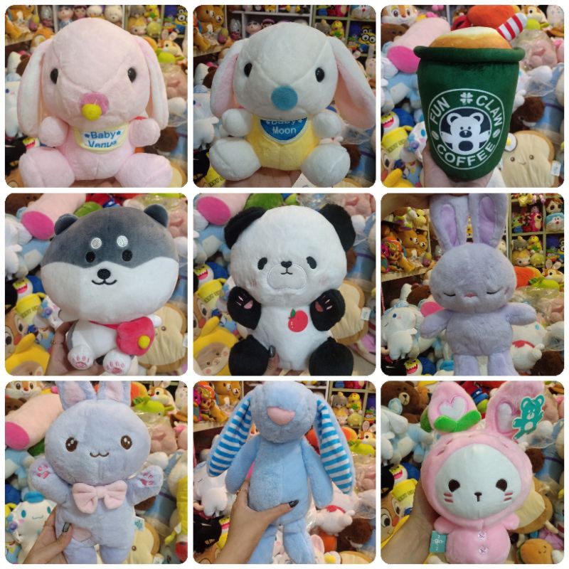 Doll Funclaw Rabbit Fox unicorn Duck Fish Potato dino | Shopee Philippines