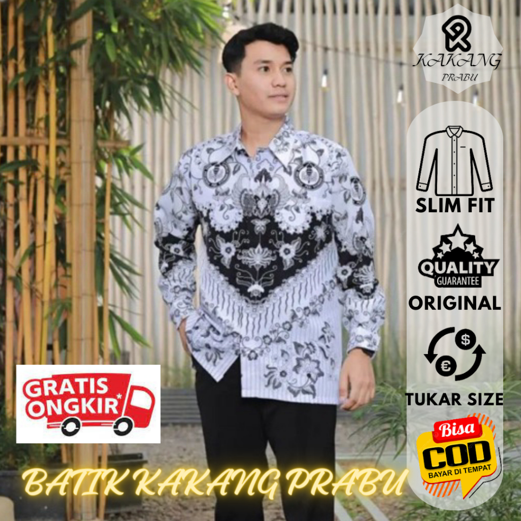 The Newest PGRI Men's Uniform 2023/PGRI Latest Batik/ Pns Teacher Batik ...