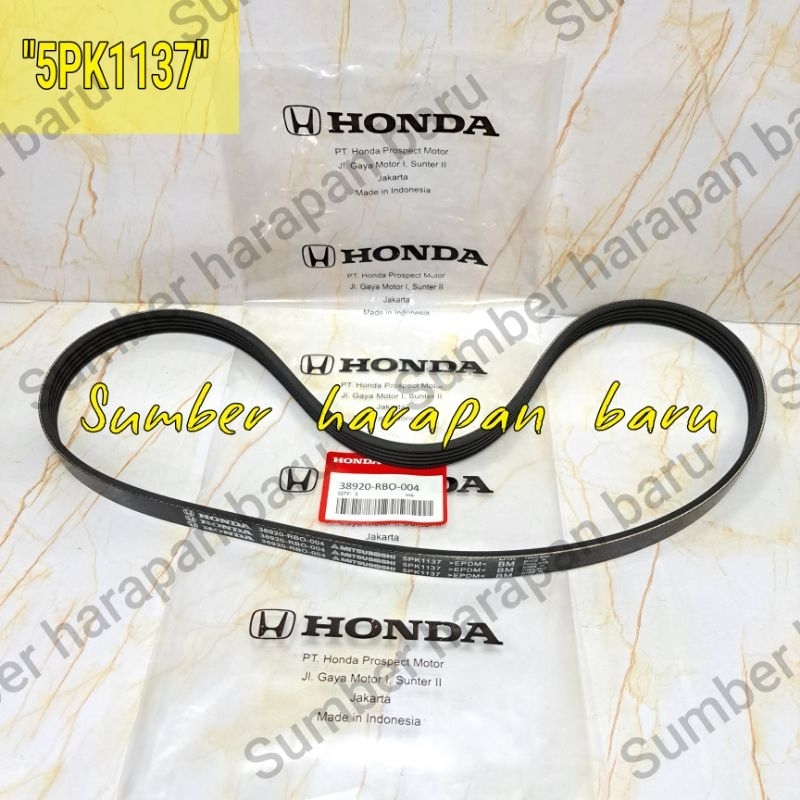 Fan Belt V-Belt Fan Strap Honda Jazz RS City 2008 2009 2010 2011 2012 ...