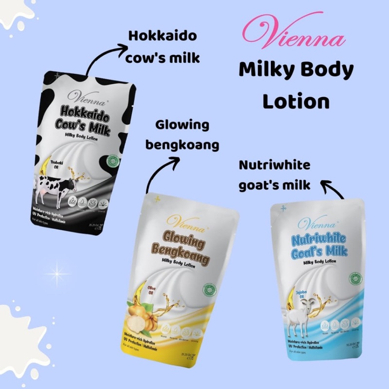 Vienna MILKY BODY LOTION SACHET 1KG | Shopee Philippines