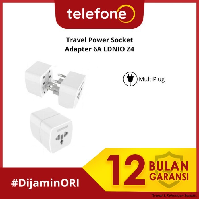 Universal Adapter Plug LDNIO Z4 Power Socket Adapter 6A ORIGINAL ...