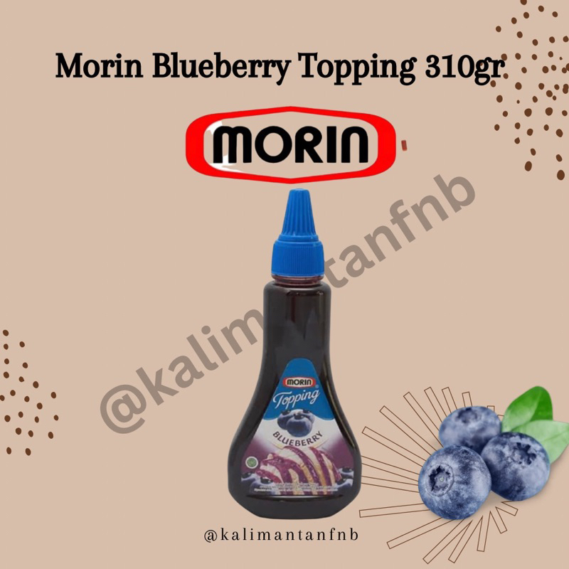Morin Blueberry Topping 300g | Shopee Philippines