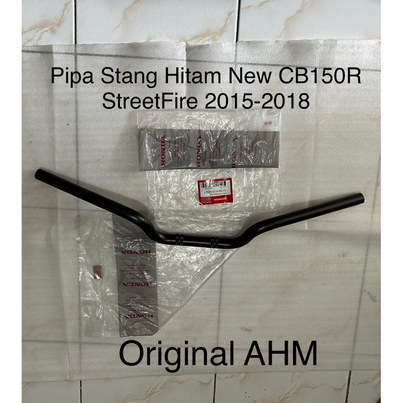 HITAM New CB150R StreetFire Black Handlebar Pipe Ori AHM 53100 K15 ...
