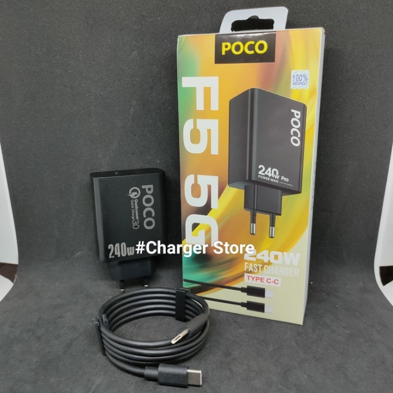 Poco Fast Charging Charger 240W Shell USB C Cable Type C to Type C F5 ...