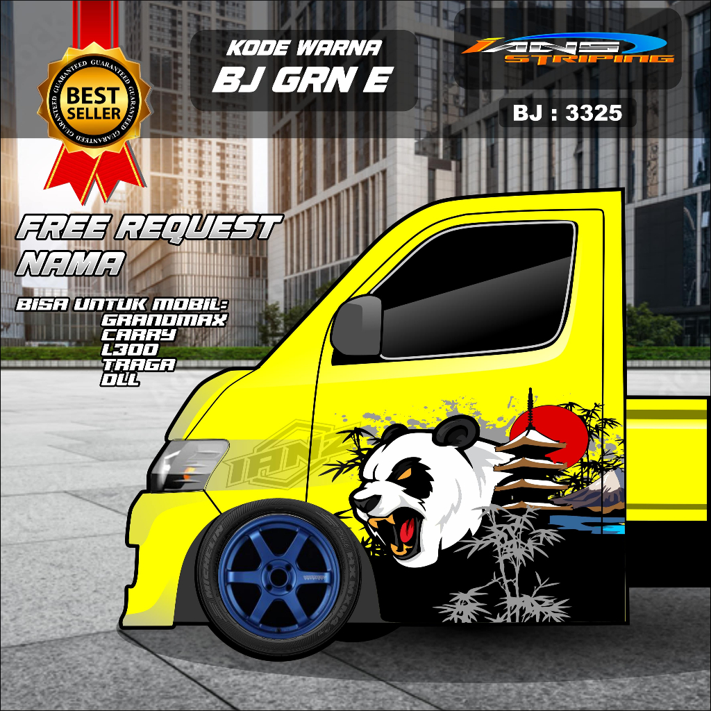Bj 3325-2 SIDED PICK UP DOOR STICKER LATEST MODEL-BEST PICK UP VIRAL ...
