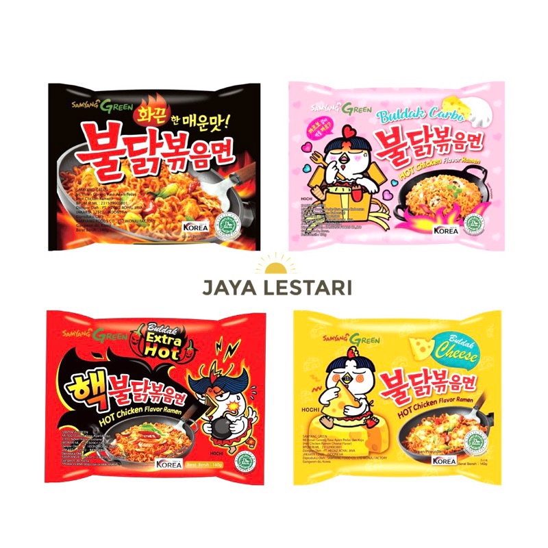 Samyang Noodle (3 Flavor Variants) (140g) | Shopee Philippines