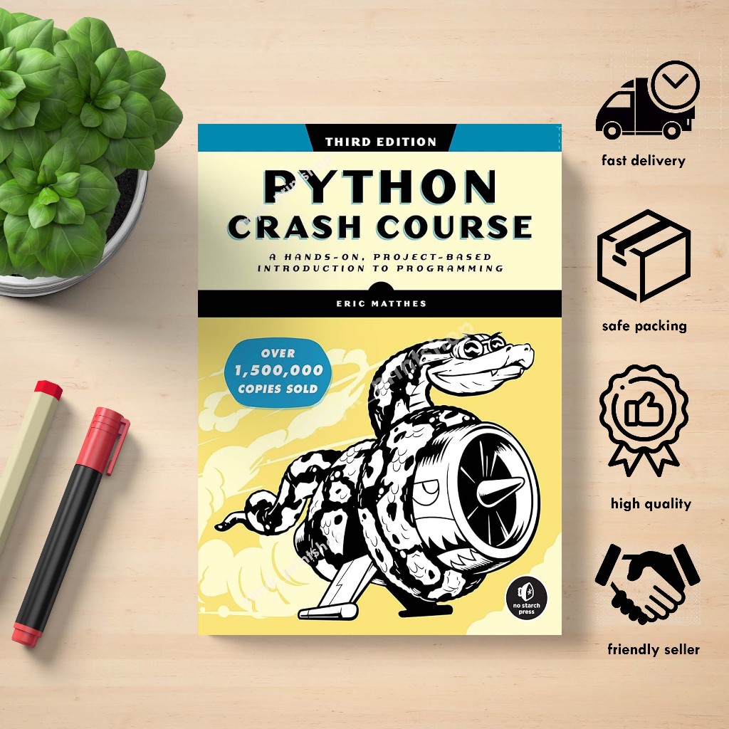 Python Crash Course, 3rd Edition Eric Matthes | Shopee Philippines