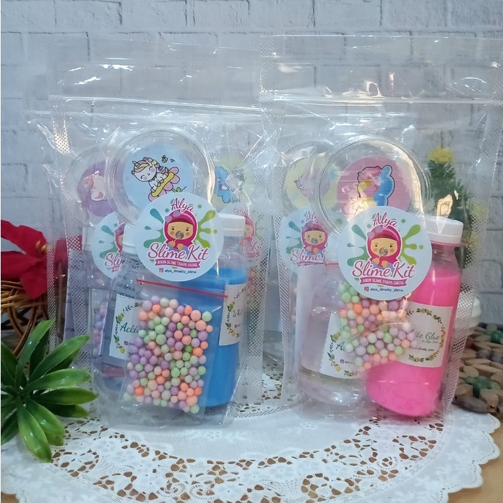 Slime KIT MINI UNICORN/SLIME Material/SLIME KIT TOFU/DIY SLIME ...