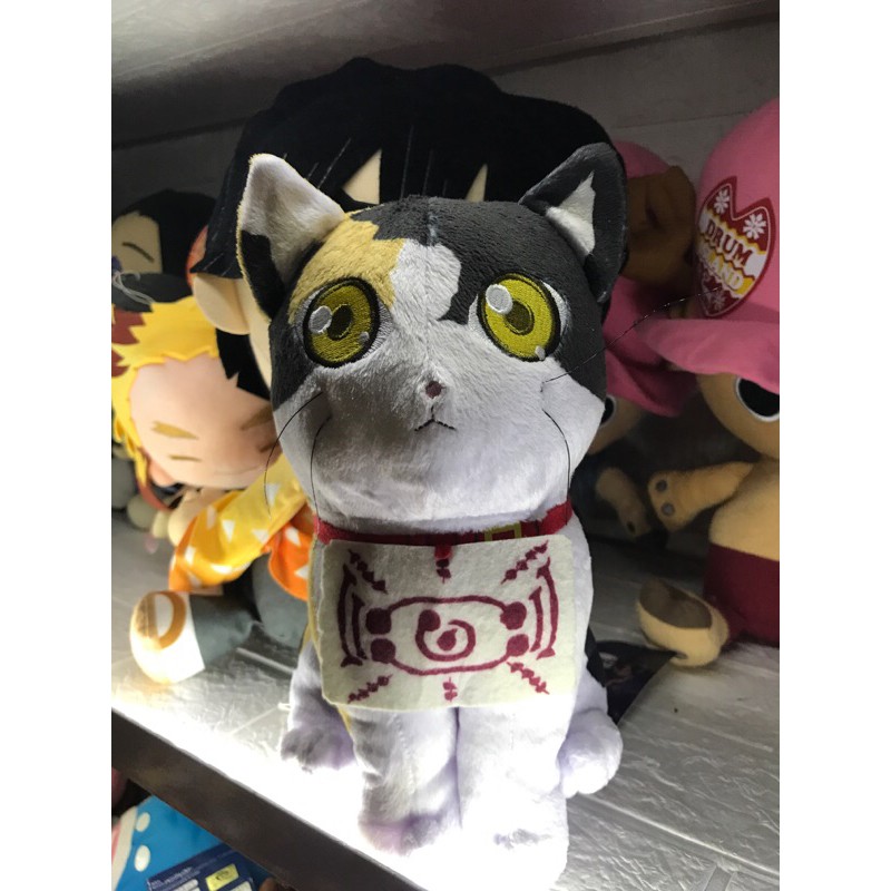 Ready demon slayer chachamaru plush cat | Shopee Philippines