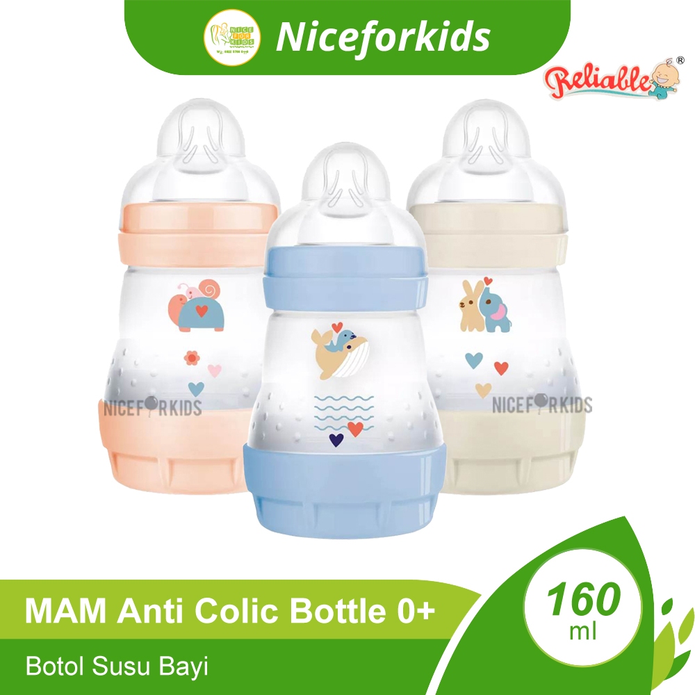 Pure Mam Anti Colic Bottle/Anti Colic Anti Sedak Milk Bottle | Shopee Philippines