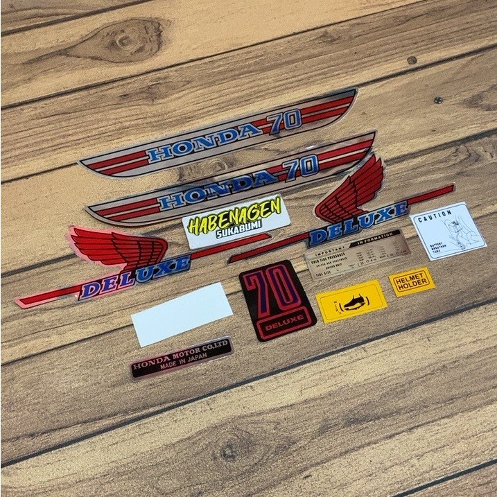 Striping Sticker Lis List Polet Decal Set Important Commemorative ...