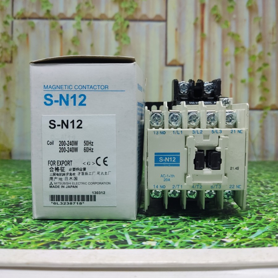 Mitsubishi SN-12 110v 220v 380v SN12 S-N12 contactor | Shopee Philippines