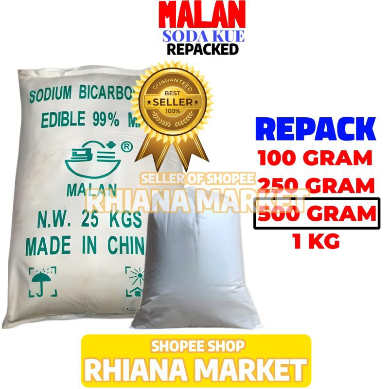 Malan Baking Soda Repack 500gr | Shopee Philippines