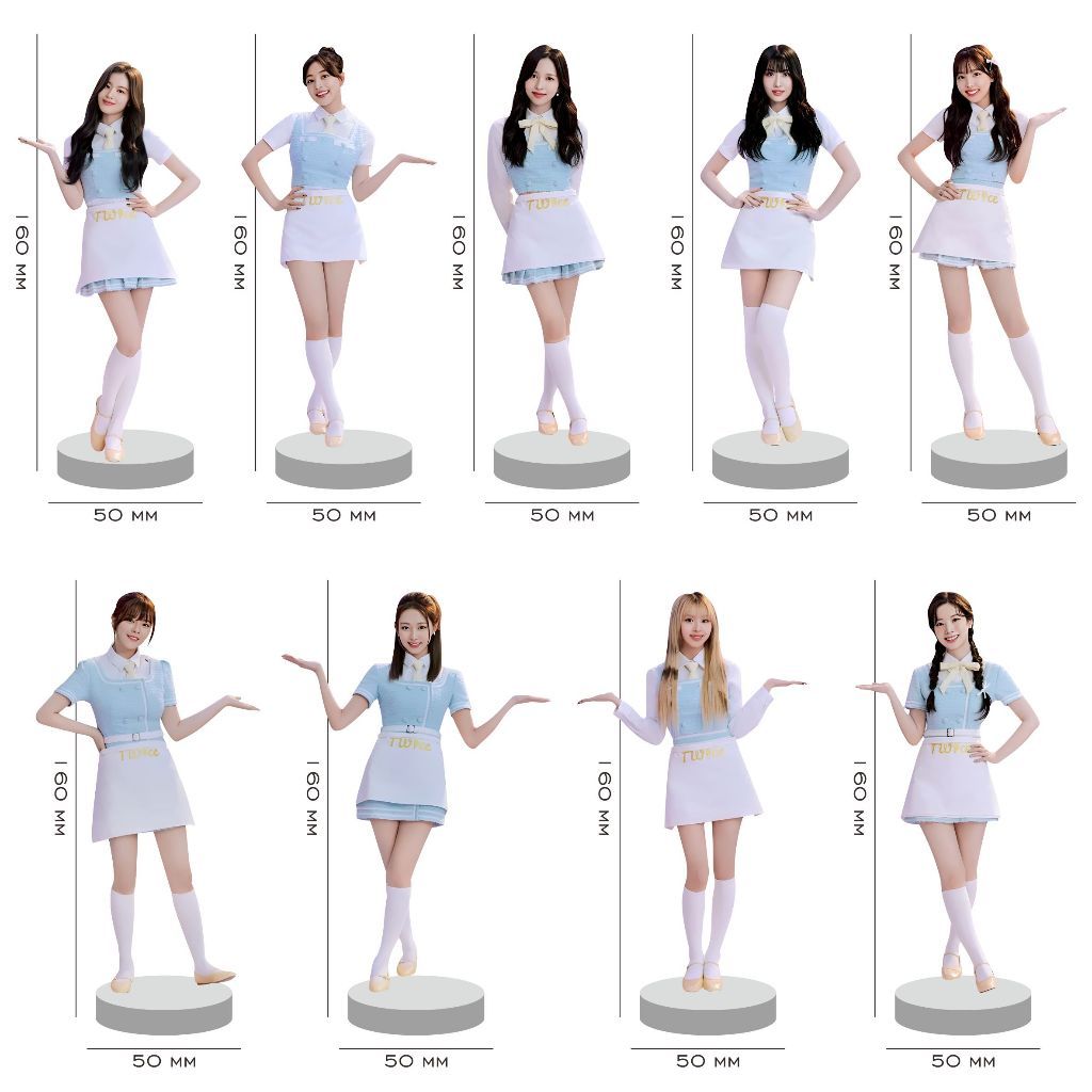 Twice FIGURE ACRYLIC POPUPSTORE JAPAN 2023 KPOP GIRLGRUP | Shopee ...