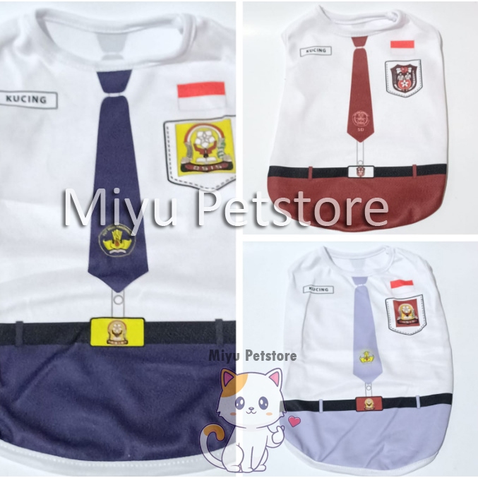 Cat Clothes School Uniforms Kitten Clothes School Costumes Elementary ...