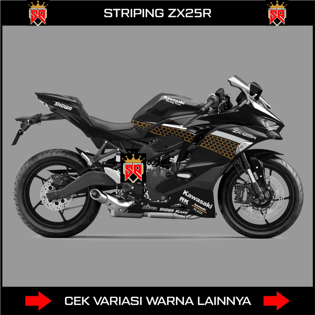 Decal STRIPING NINJA ZX24R/STICKER KAWASAKI NINJA ZX 25R - ZX25R ...