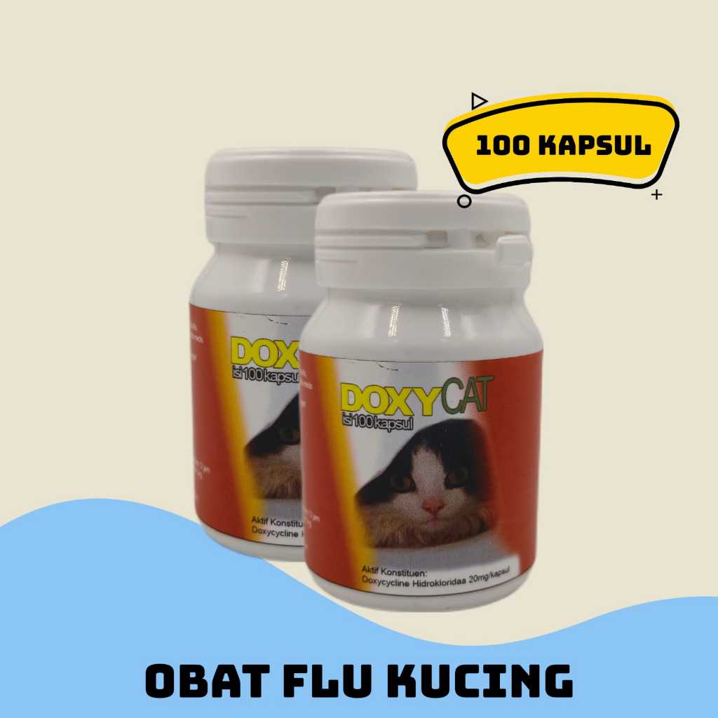 Doxy Cat Cat Flu Medicine - Capsule Medicine (1 Bottle) | Shopee ...