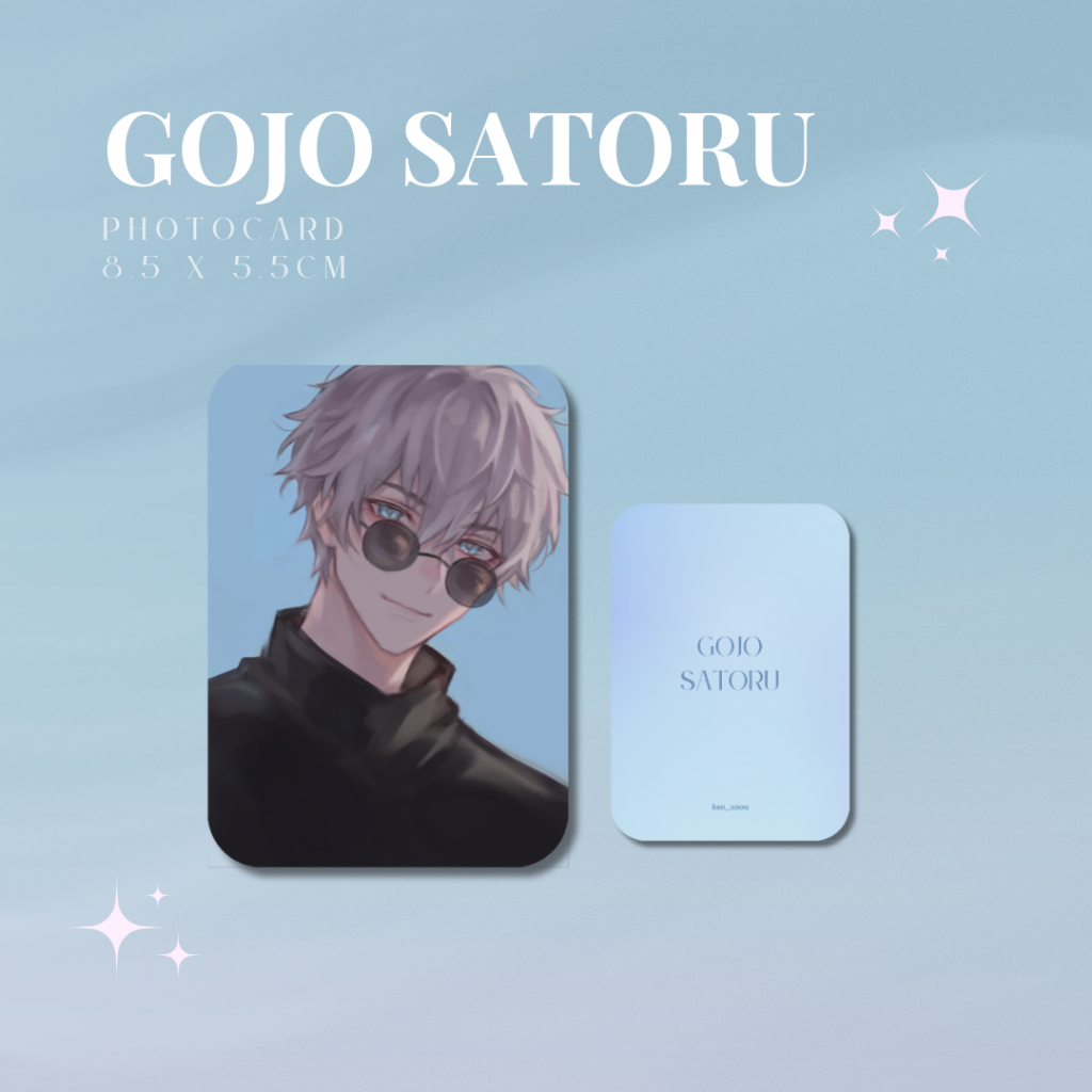 Jjk Gojo Satoru Photocard Fan Merch by unou | Shopee Philippines