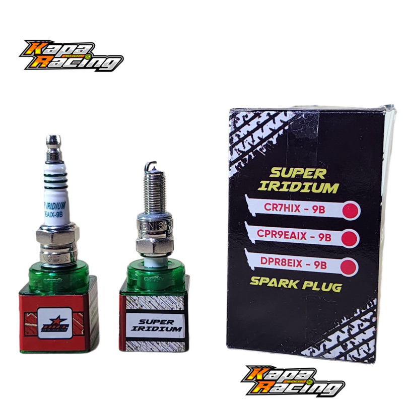 Spark Plug Mx King BRT CPR9EAIX-9B Super Iridium Aerox Beat Sonic Nmax ...