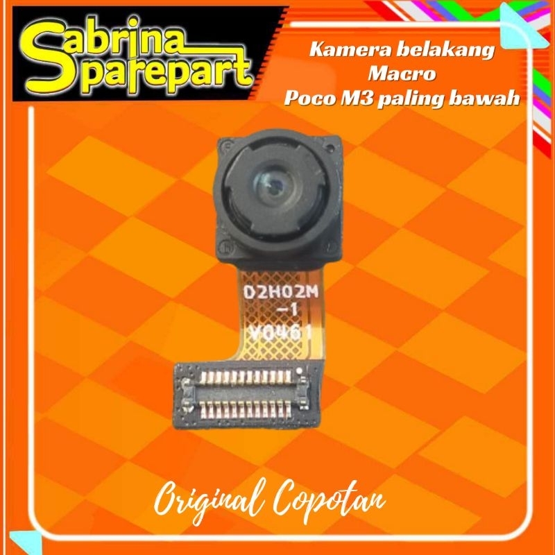 Lowerest Macro Poco M3 rear camera, Original Copotan | Shopee Philippines