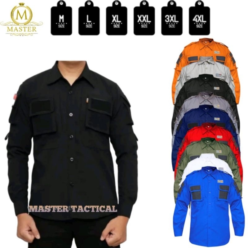 KEMEJA Tactical 511 Long Sleeve Shirt 9 Colors Group Field Uniform ...