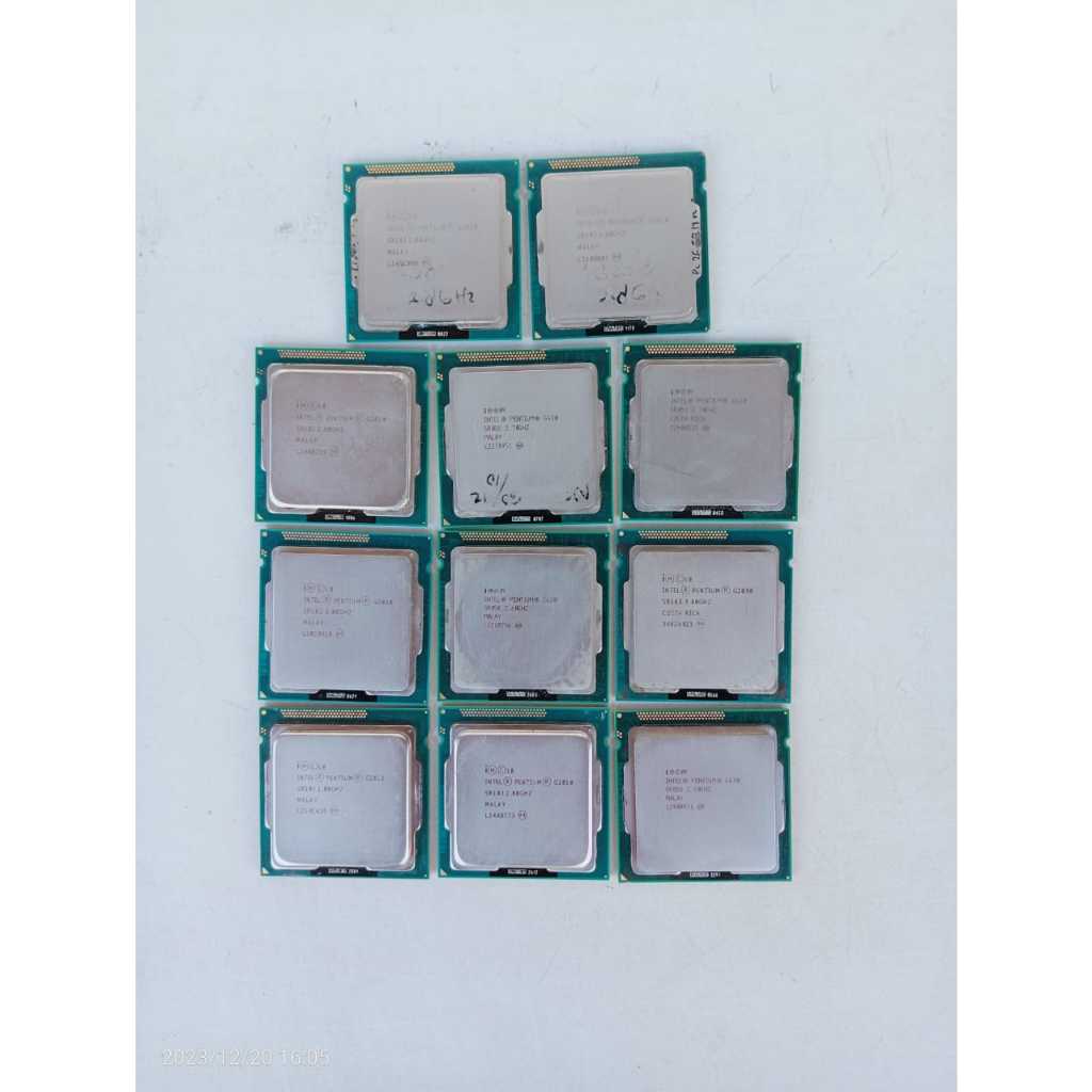 Processor INTEL PENTIUM G620,G630,G2010,G2030 SOCKET LGA 1155 | Shopee ...