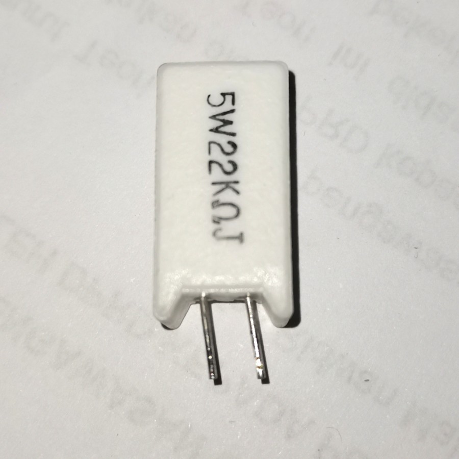 Resistor 22K 5W STANDING MODEL | Shopee Philippines