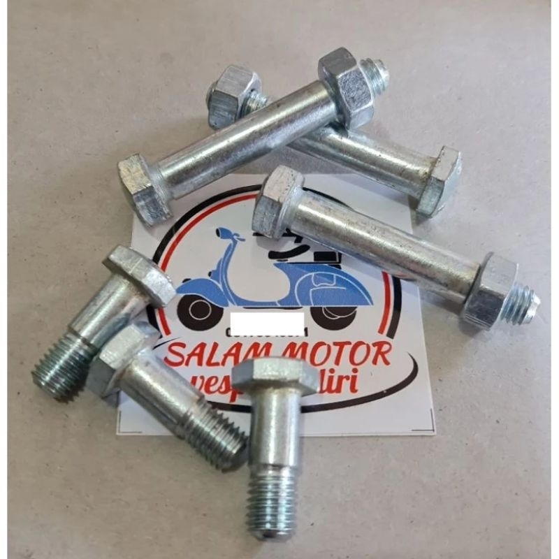 Vespa front upper lower shock bolt vespa fork 3 super ps | Shopee ...