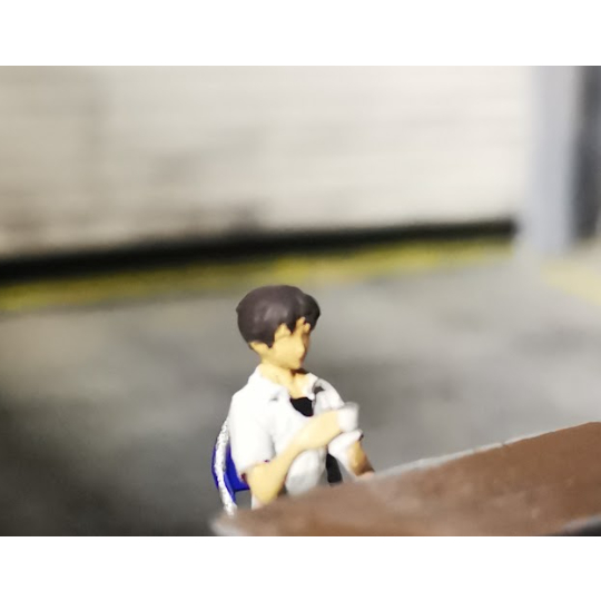 Figure 1 64 Shinji Ikari + Diorama Chair Mockup Hot Wheels Evangelion 2 ...