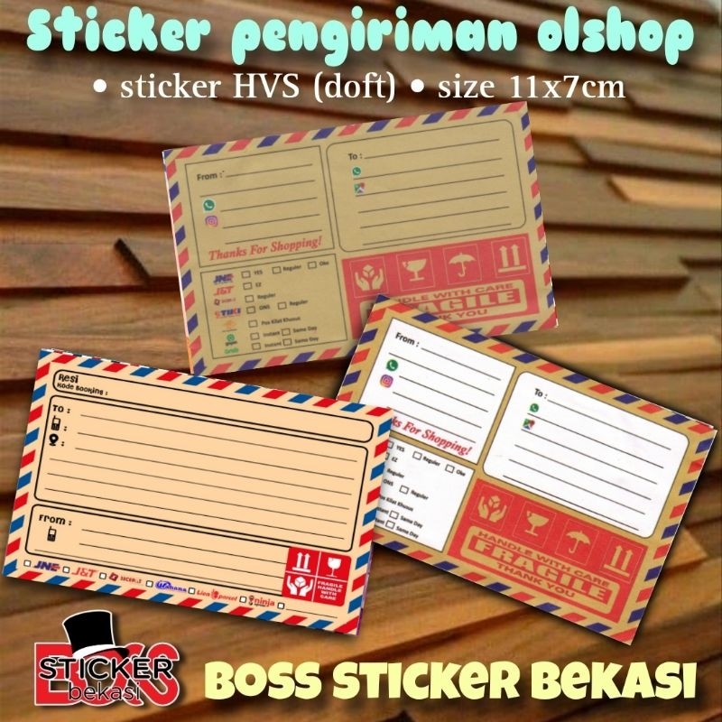 (50 Pvs) OLSHOP DELIVERY STICKERS/ONLINE SHOP DELIVERY LABEL STICKERS ...