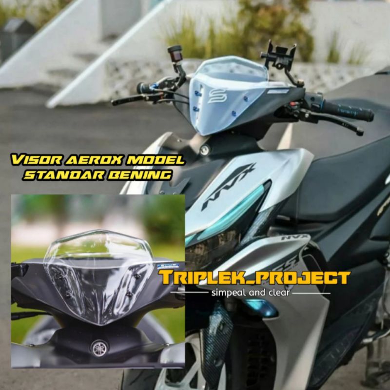 Aerox VISOR Standard Clear | Shopee Philippines