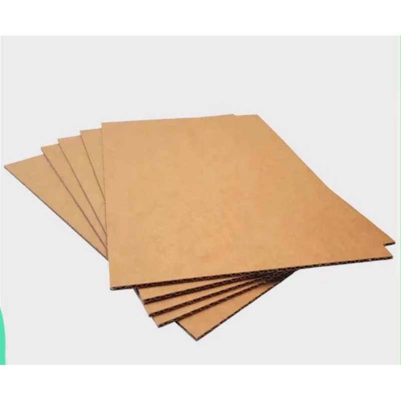 60x60 cm plain cardboard sheet single wall corrugated kraft cardboard ...
