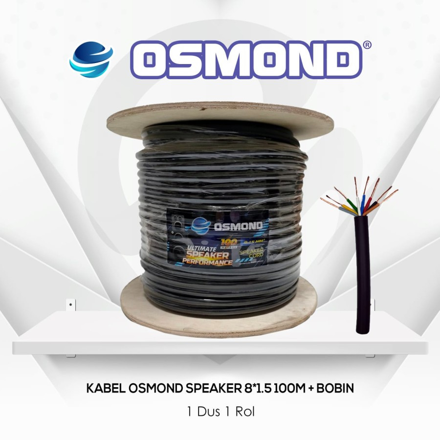 Speaker cable contains 8 sizes 8x1.5 Osmond per 1 meter | Shopee ...