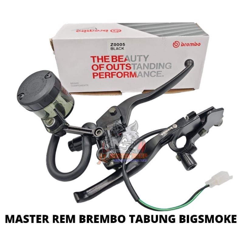Big SMOKE BRAKE MASTER SET RIGHT LEFT SINGLE TUBE UNIVERSAL ALL ...