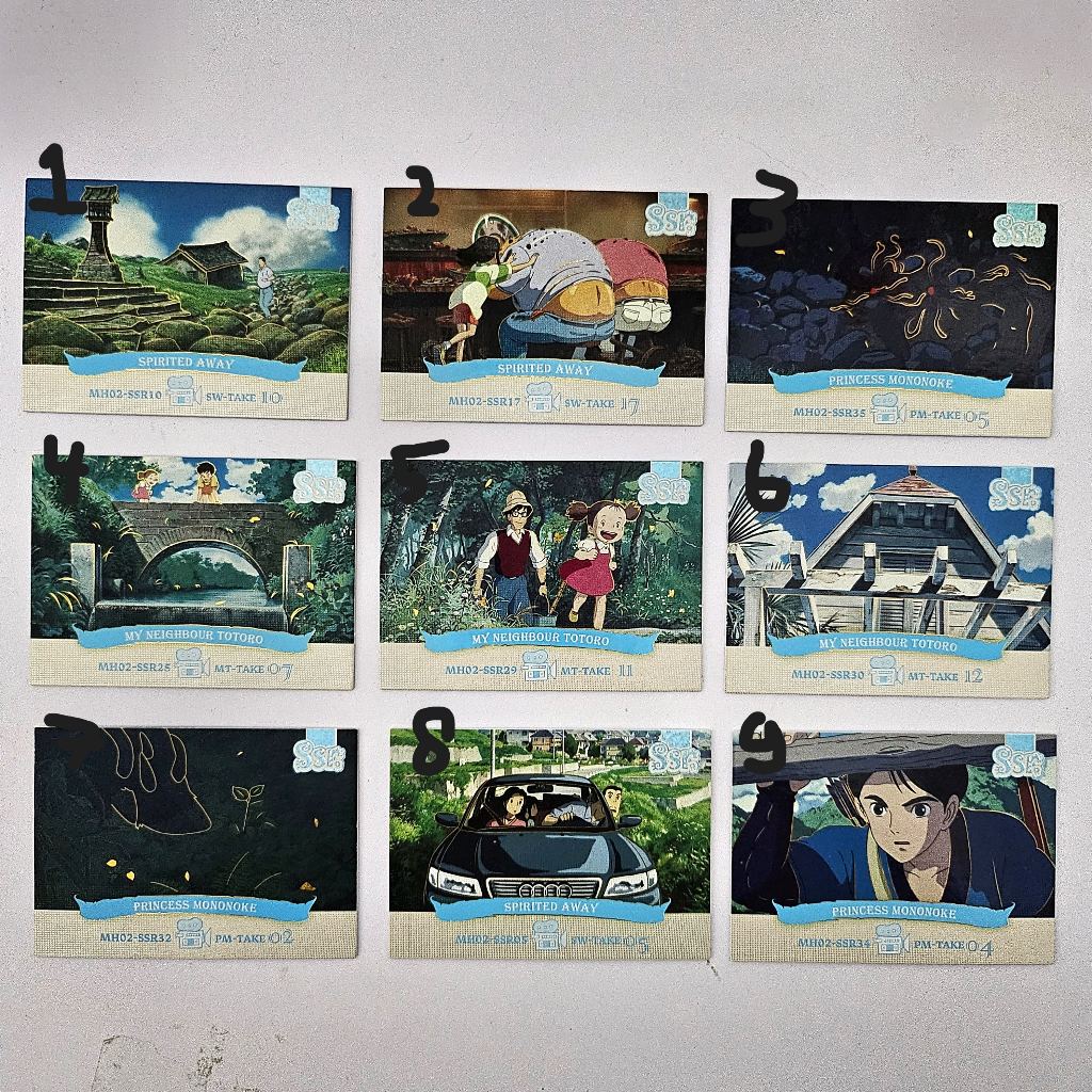 [STUDIO Ghibli OFFICIAL] Ghibli SSR Holo Collection Card Original ...