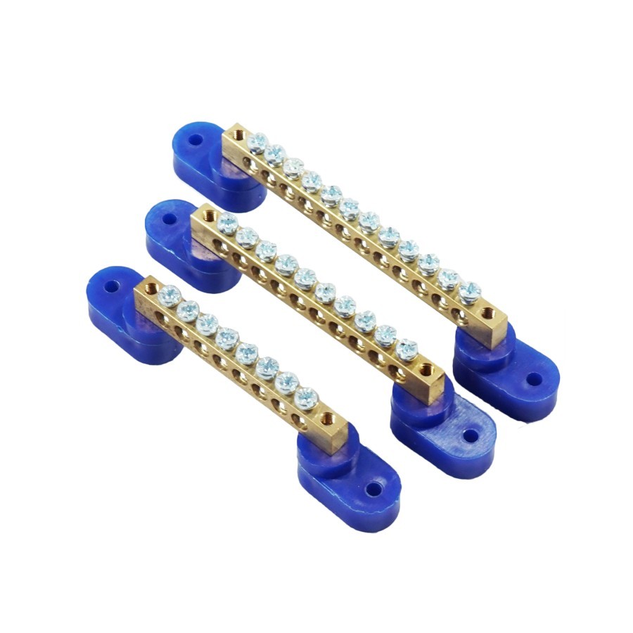 Busbar 12 BOLT TERMINAL BLOCK BAR GROUND / ISOLATOR CONNECTOR 12 PIN ...