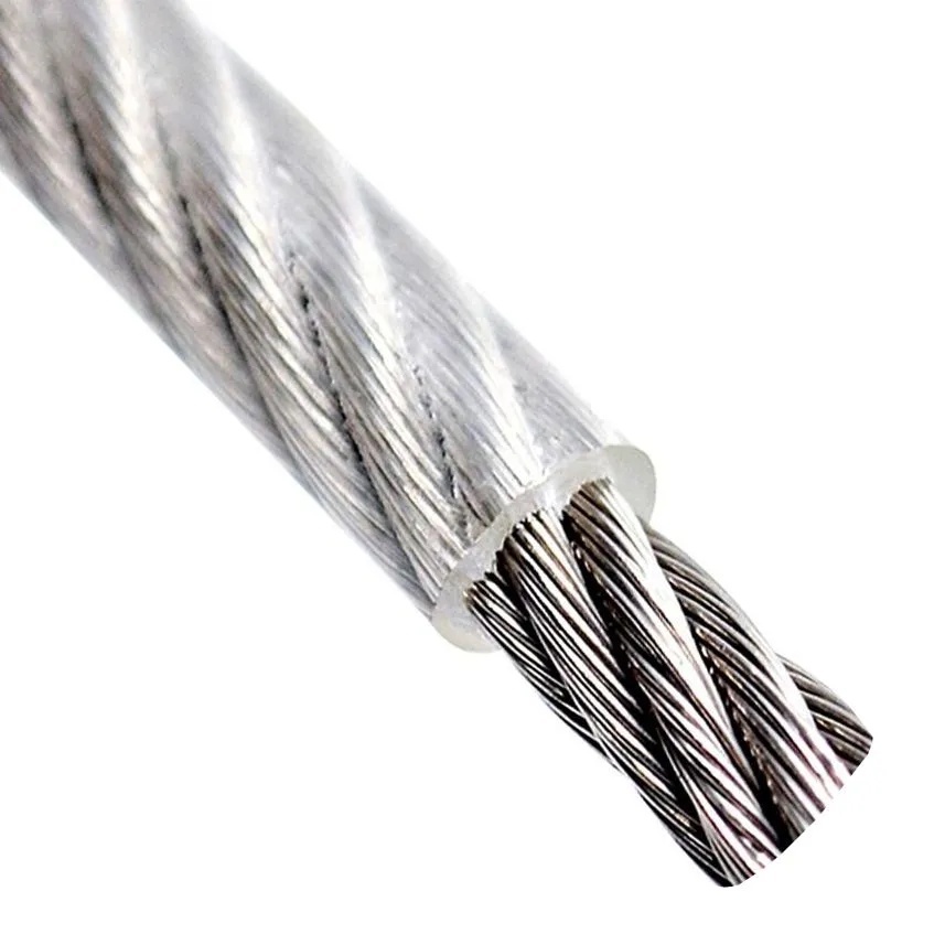 Wire Rope Interlocking Wire 4 x 6 mm PVC Galvanized RRT | Shopee ...
