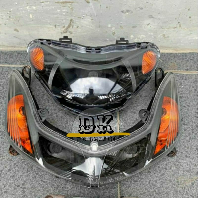 CUSTOM MIO SMILE HEADLIGHT REFLECTOR PLUS CUSTOM MIO SMILE TURN LIGHT ...