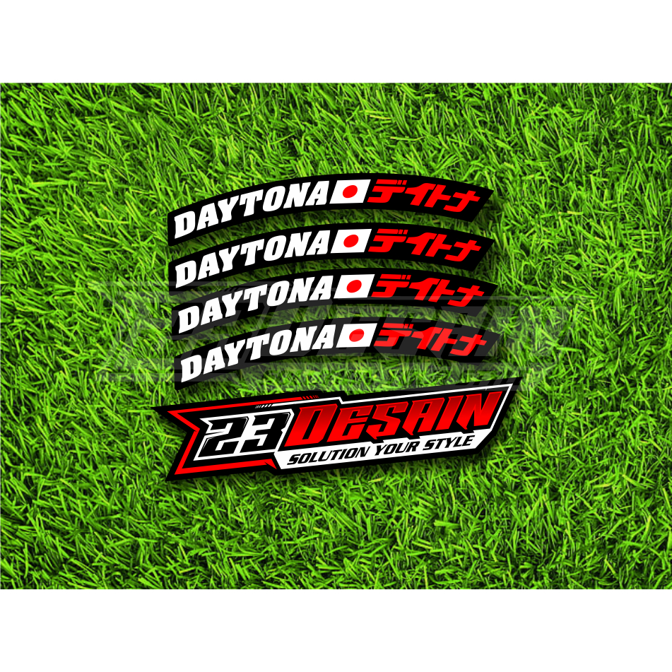 Daytona LIST Rim Stickers DAYTONA SVDAYTONA Stickers | Shopee Philippines