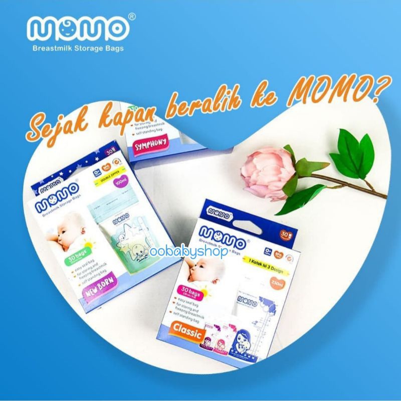 Momo Momo Breast Milk Bags ASIP Plastic Bags oobaby breastmilk storage ...