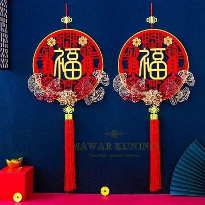 [ 2 Variants ] Chinese New Year 3D Flower Door Decoration / Chinese New ...