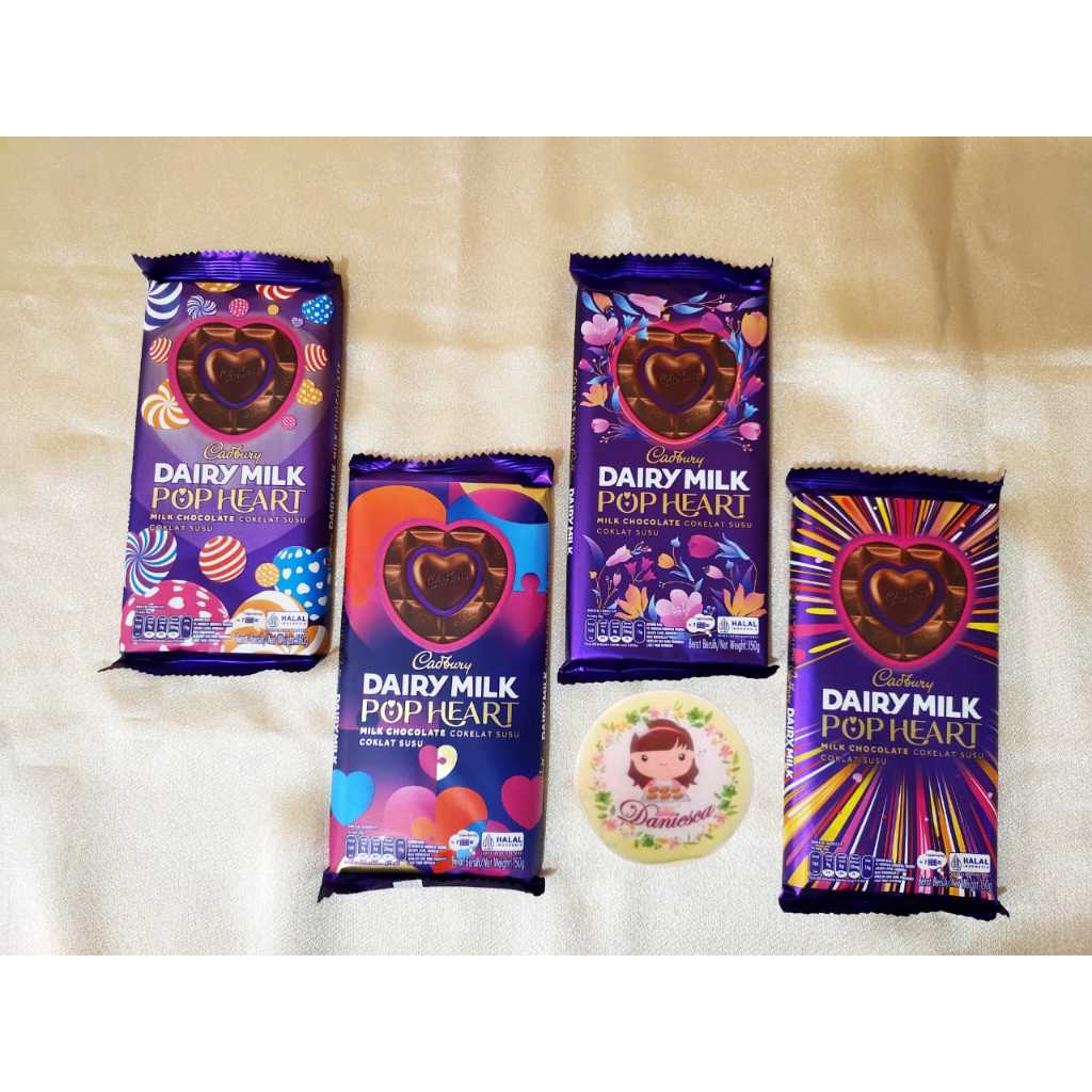 .Chocolate Cadbury dairy milk pop heart delicious milk chocolate (ds ...