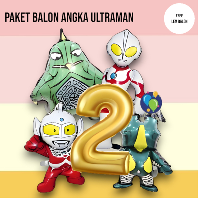 Ultraman Number Balloon Package/Ultraman Theme Children's Birthday ...