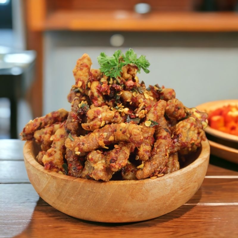 Crispy Fried Intestine Chips, CRISPY, CRISPY, Delicious, Contemporary ...