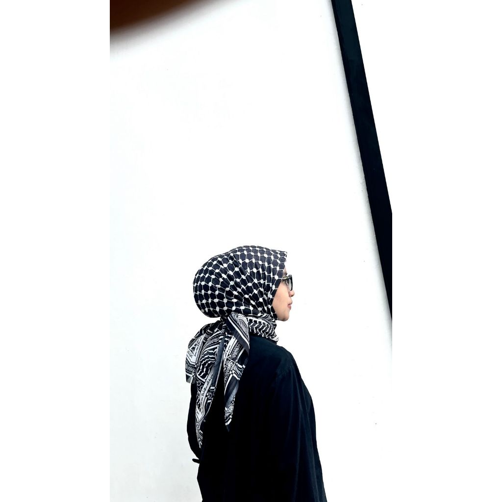 Ghaniea - Signature Keffiyeh/Palestinian Hijab | Shopee Philippines