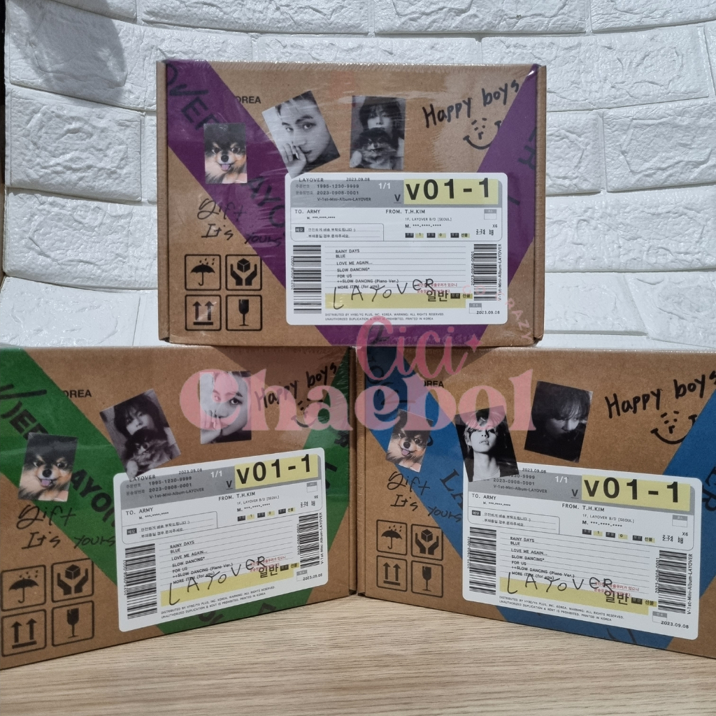 Ready Album Sealed V BTS - Layover Early Bird Solo Album Photobook Version Weverse Albums ...