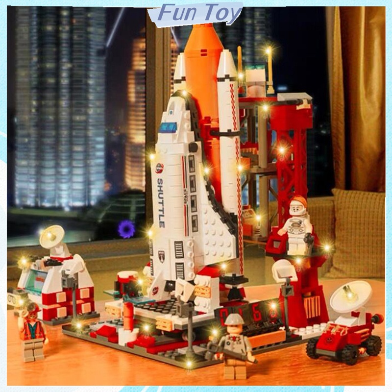 Fun Toys Mini Rocket Space Toy Blocks Stacking Blocks Nano Building ...