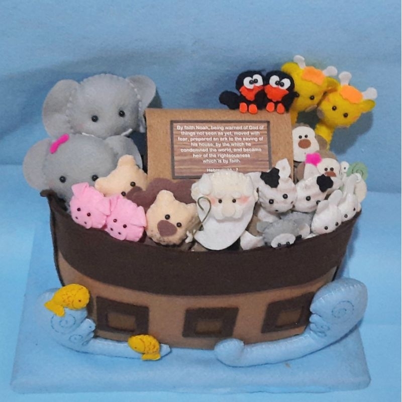 NABI Noah Ark Display Prophet's Boat Display nuh handmade cute ...