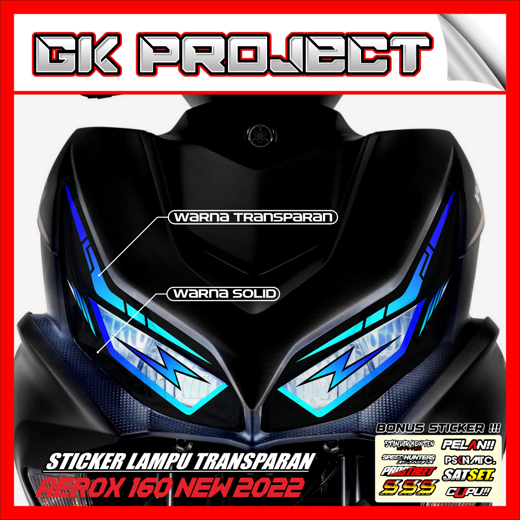 Aerox 160 Lamp Sticker | New YAMAHA AEROX 160 Motorcycle Eyebrow Lamp ...