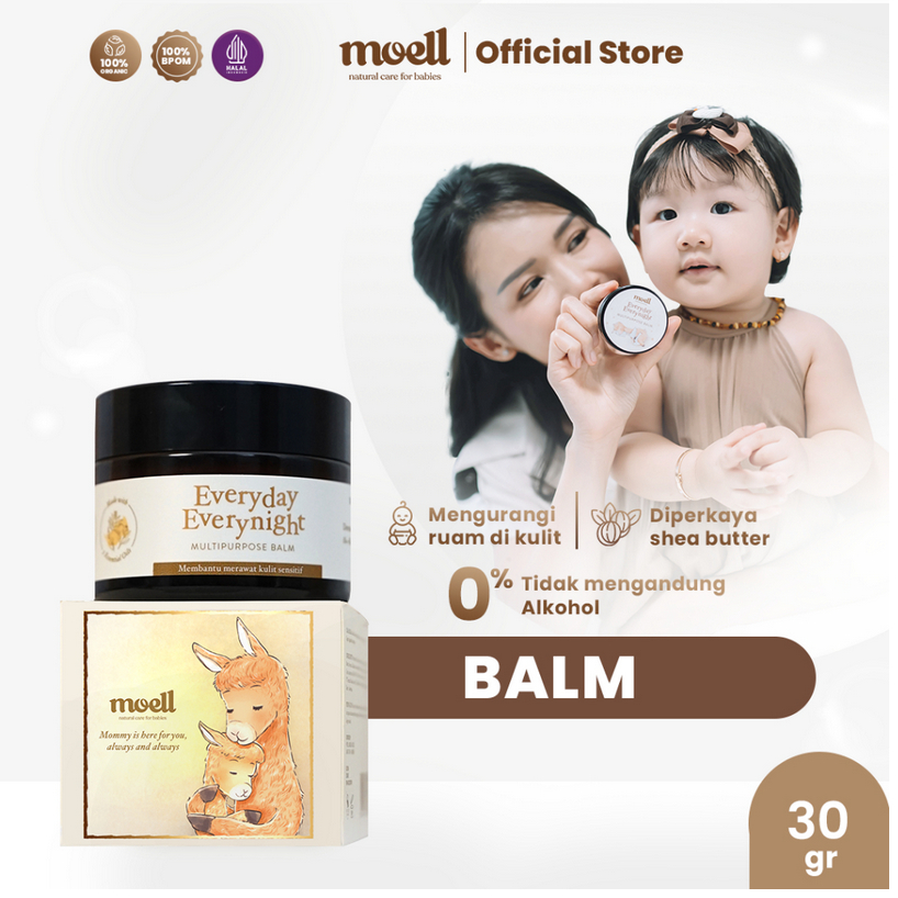 Moell Multipurpose Balm 30g - Everyday Everynight Multipurpose Balm ...